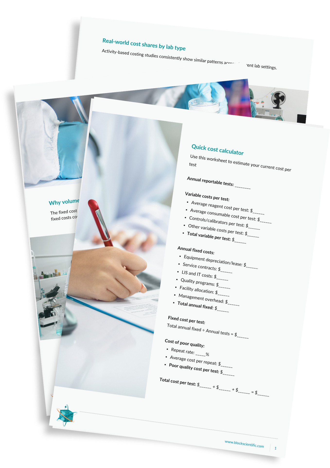35 Way to Reduce Cost-Per-Test | Block Scientific