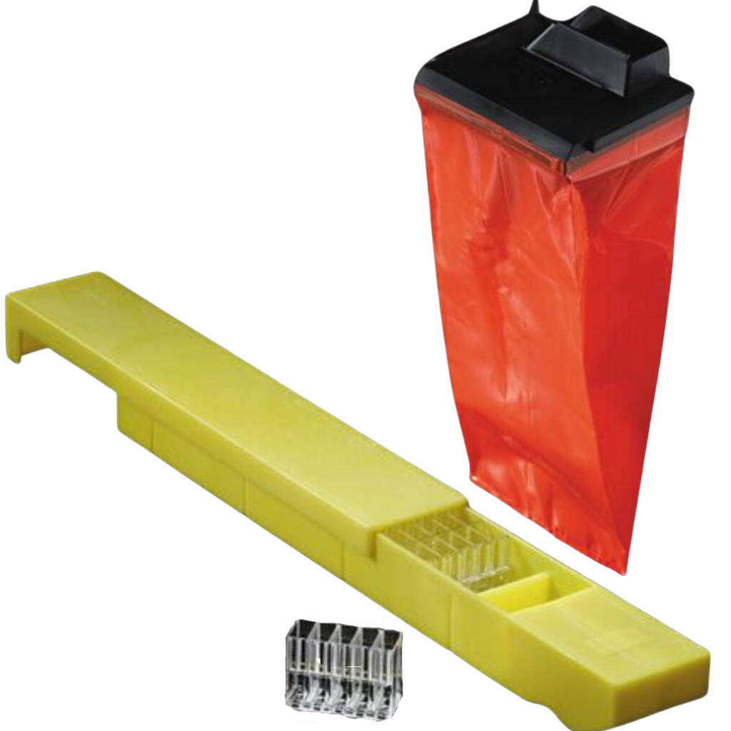 Globe Scientific Cuvette 100 Trays & 24 Disposal Bags per Case | 5108